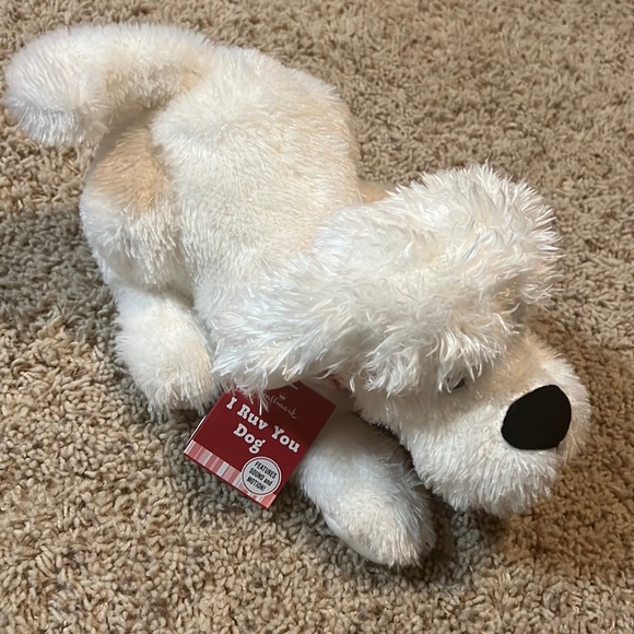 Hallmark | Other | Bnwt Hallmark I Ruv You Dog Valentines Day Giftplush ...